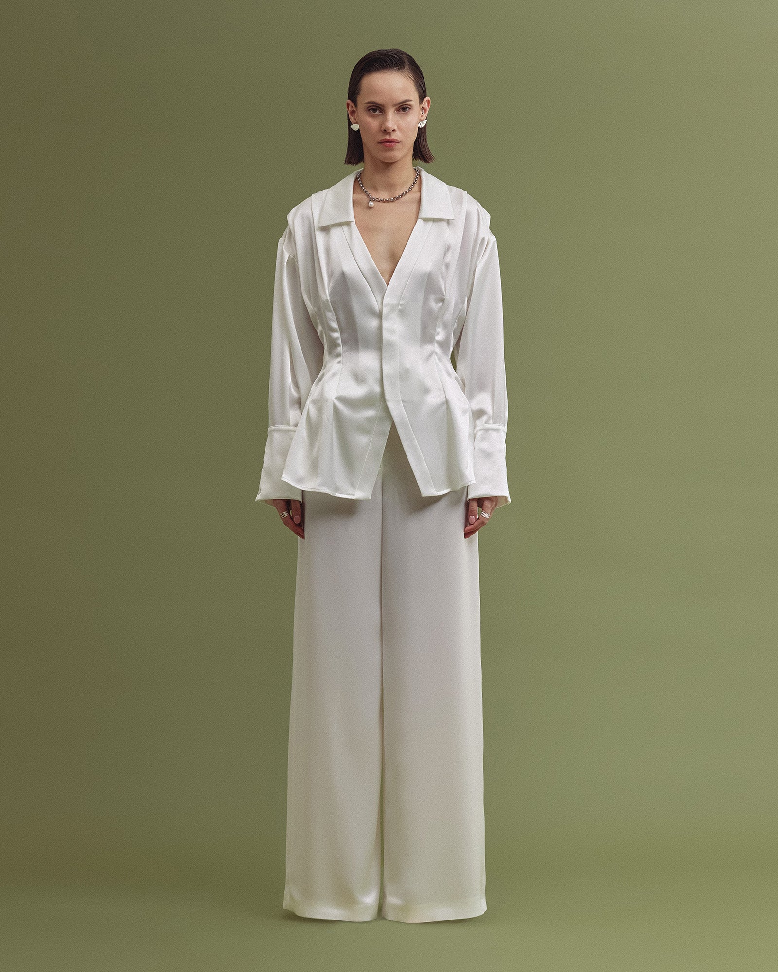 ELIAH satin pants | IZAKOVA – Izakova Store